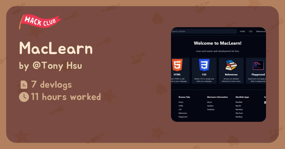 MacLearn - Flavortown