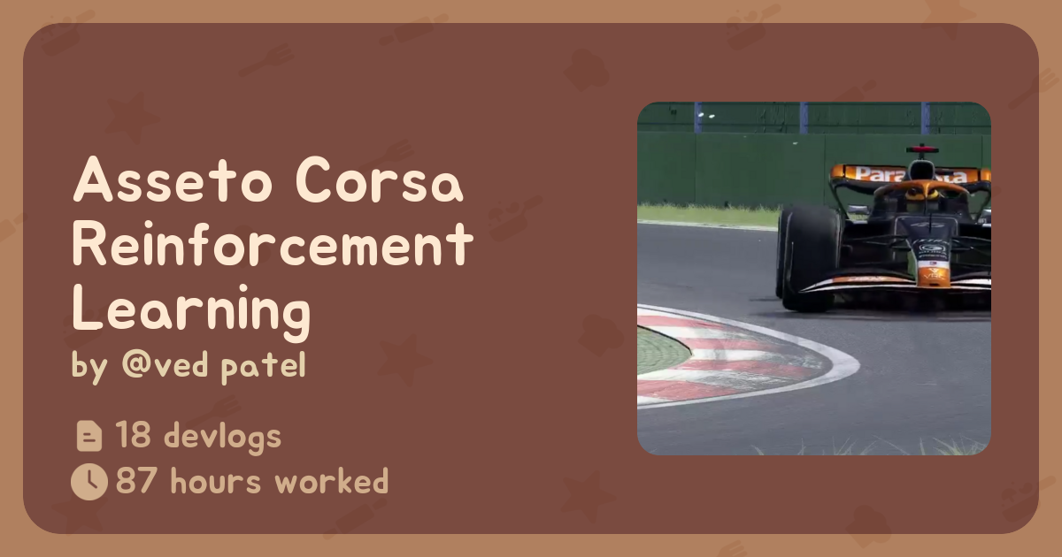 Asseto Corsa Reinforcement Learning - Flavortown