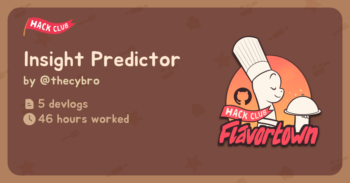Insight Predictor - Flavortown