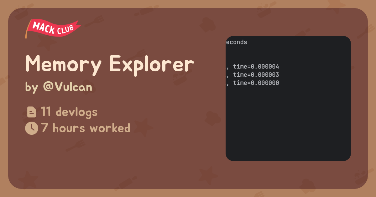 Memory Explorer - Flavortown